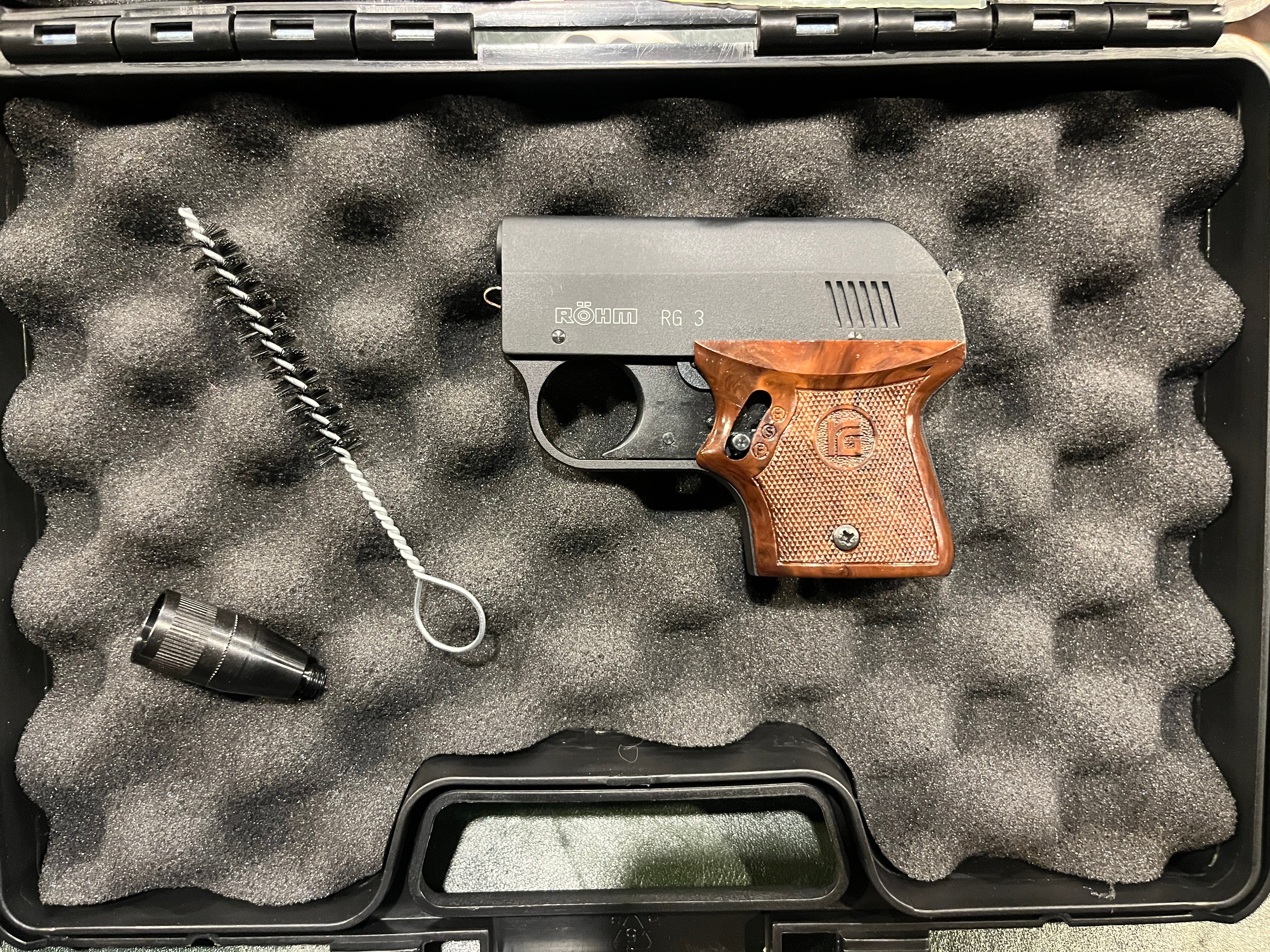 Röhm RG3 6mm Blank Pistol – Made in Germany – Complete Set with Case ...