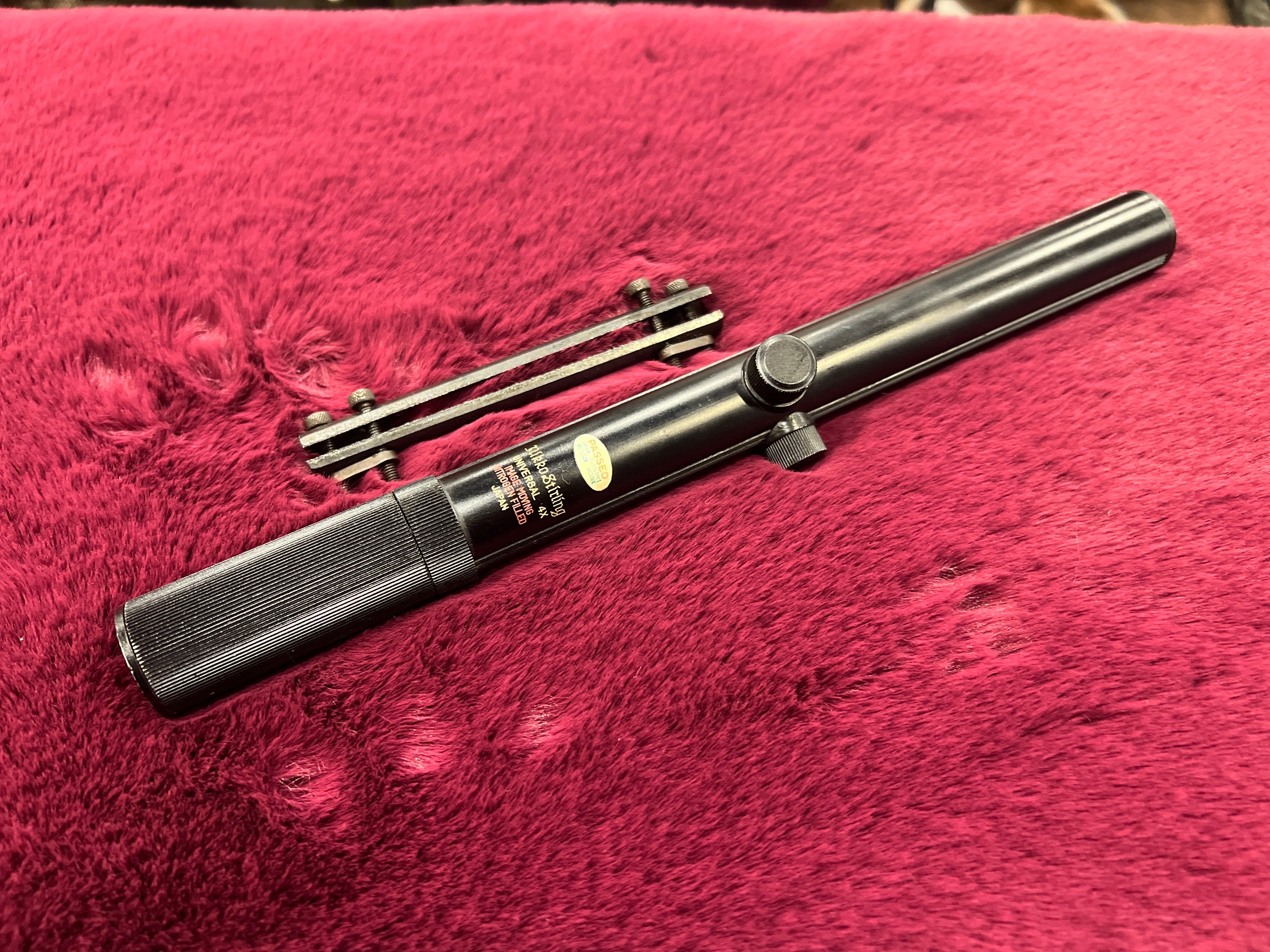 Nikko Stirling Universal 4× Long-Tube Scope — Fits .22 Dovetail Rails ...